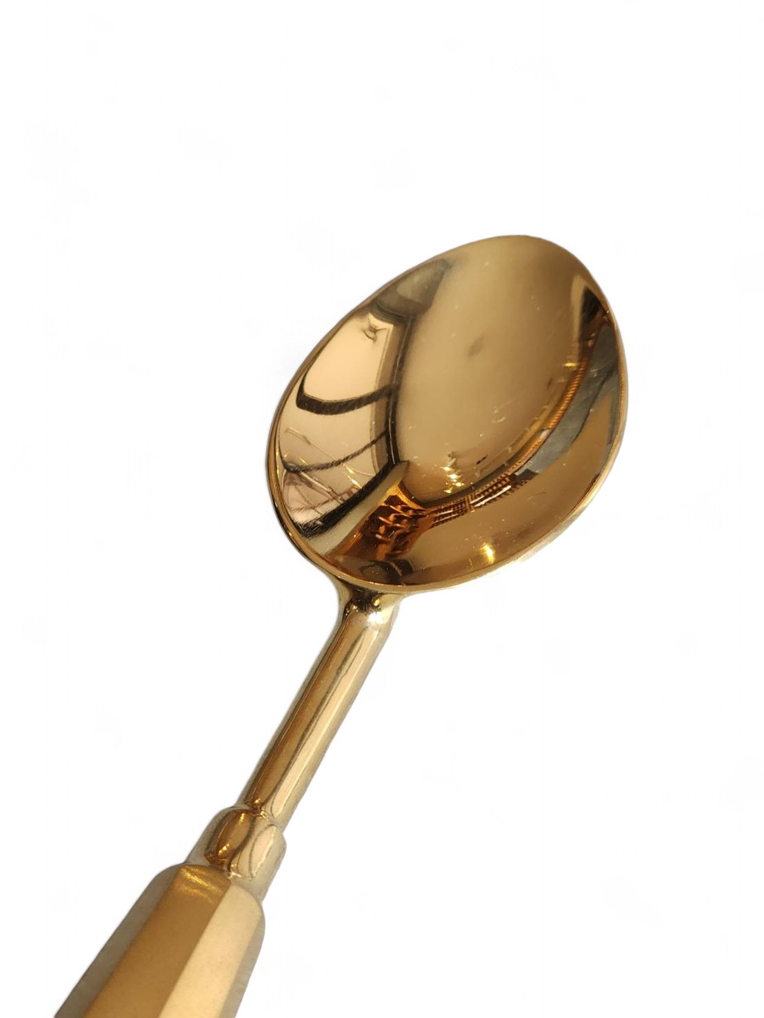 Gold Quenelle Spoon XL [19 cm.] - Cutboy Knife