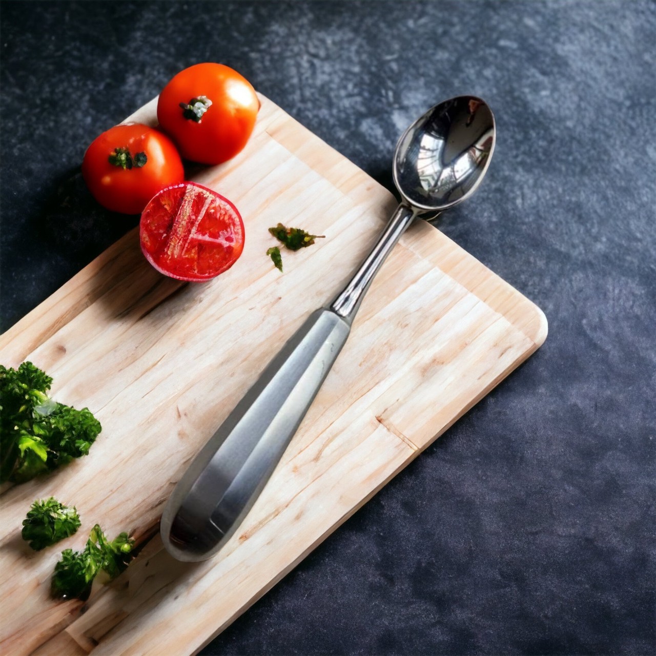 Silver Quenelle Spoon S [17 m.] - Cutboy Knife