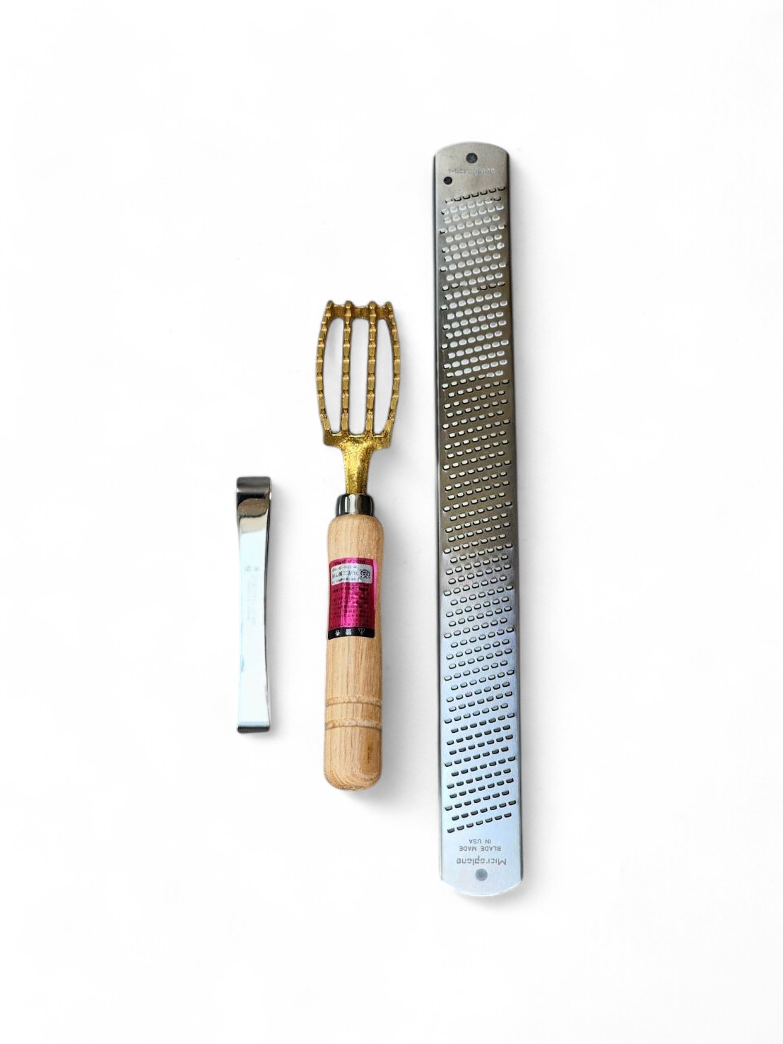 Stainless Microplane Tools Set (Red) - Cutboy Knife