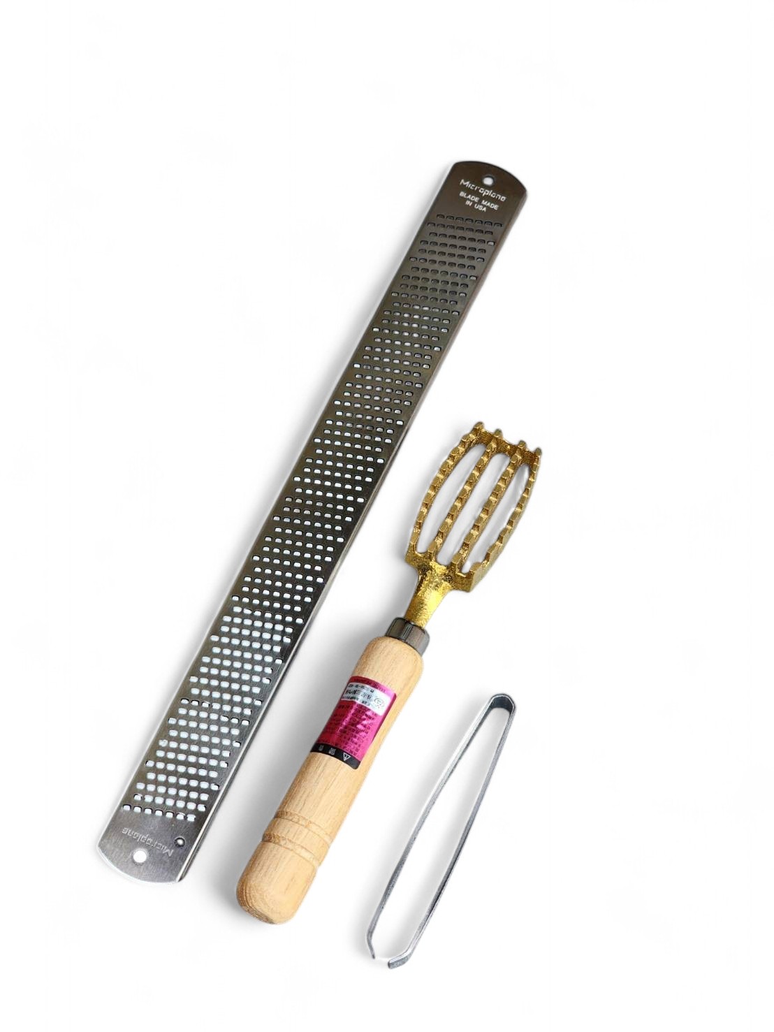 Stainless Microplane Tools Set (Black) - Cutboy Knife